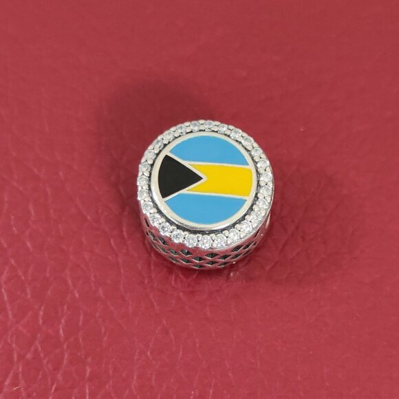 Pandora | Jewelry | Pandora Bahamas Flag Exclusive Charm Bead Travel ...